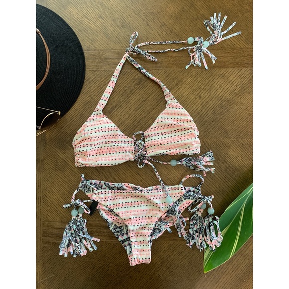Victorias Secret Swim Reversible Victorias Secret Aztec Print